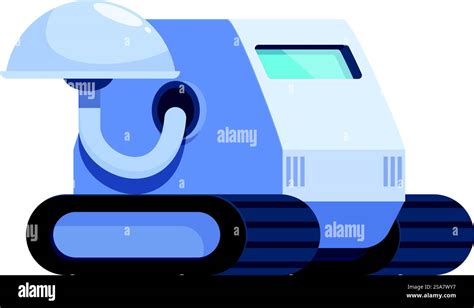 Autonomous Space Rover Exploring A New Planet Collecting Data With Its