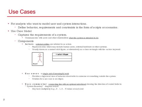 Intro To Uml Use Case Diagrams Ppt