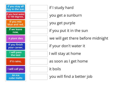 Factual Conditional Match Up