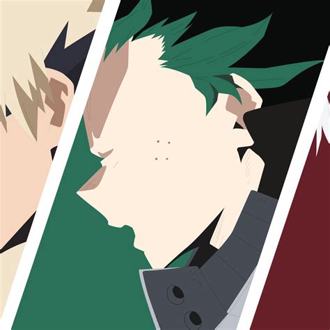 Katsuki Bakugo Wallpaper 4k Izuku Midoriya Shoto Todoroki