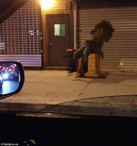 Hilarious Photos Reveal Drunken People Sleep Anywhere Daily Mail Online