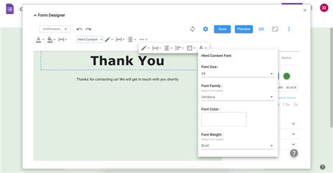Customize Confirmation Message With Image In Thank You Page In Google Forms