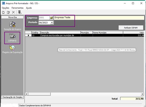 F31 Demais Assuntos Fiscal Como Corrigir Erros Nova Gia Sp Base De Conhecimento Fiscal