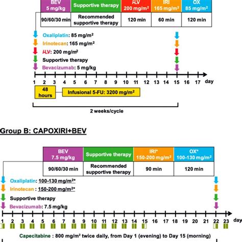 Induction Therapy Of Folfiribev And Capoxiribev Step 2