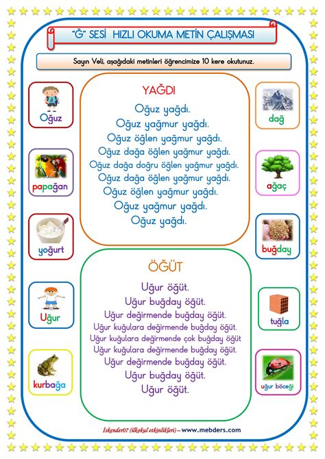S N F Sesi H Zl Okuma Al Mas Karesel Metin Meb Ders