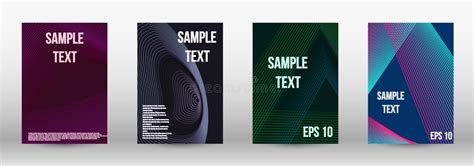 Geometric Template With Lines Stock Vector Illustration Of Texture