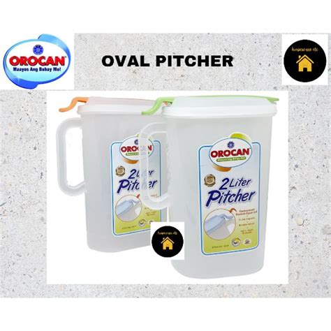 Orocan Oval Pitcher 2 Liter Stock 1001 Shopee Philippines