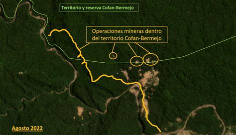 La Minería Ilegal Acorrala A La Reserva Ecológica Cofán Bermejo En