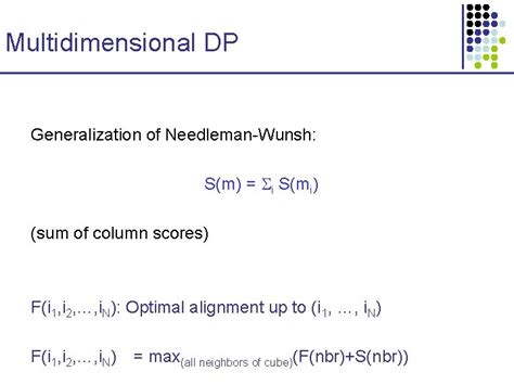 Sequence Similarity The Viterbi Algorithm For Alignment Compute