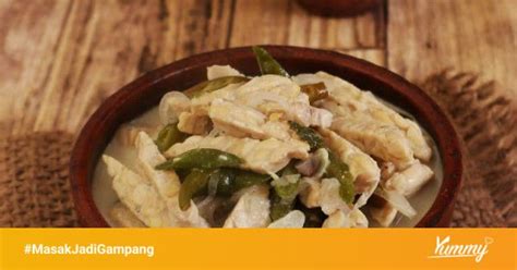 Resep Santan Tempe Cabe Ijo Sederhana Rumahan Di Yummy App