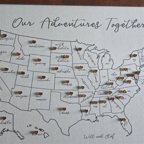 Detailed World Push Pin Map Custom Push Pin Map For Travels Anniversary T Unique Wedding