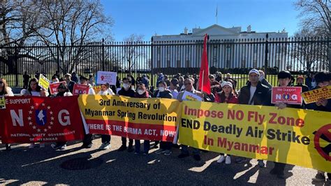 အာဏာသိမ်းသုံးနှစ်ပြည့် အမေရိကရောက်မြန်မာတွေ ဆန္ဒပြ Youtube