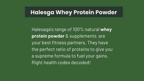 Ppt Whey Protein Powder Powerpoint Presentation Free Download Id