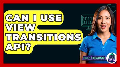 Can I Use View Transitions Api Next Lvl Programming Youtube