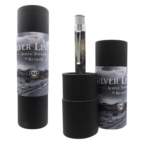 Tornado Silver Lining Rollerball Pen Franklin Planner