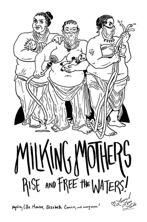 A Black And White Drawing Of Three Women Sitting At A Table With The
