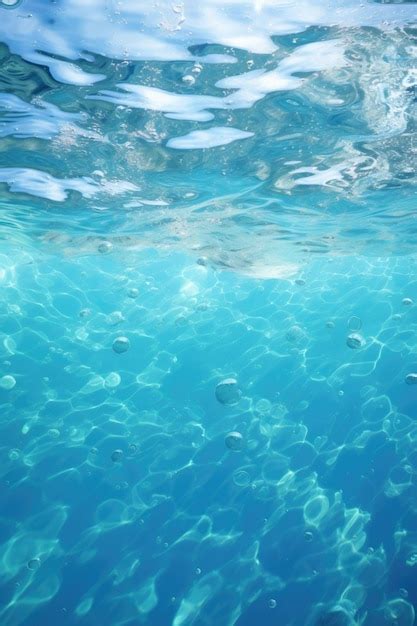 Premium Ai Image Blue Underwater Scenes
