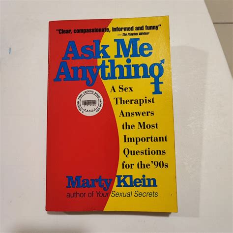 Eng Ask Me Anything A Sex Therapist Answers The Most Important Questions For The 90s