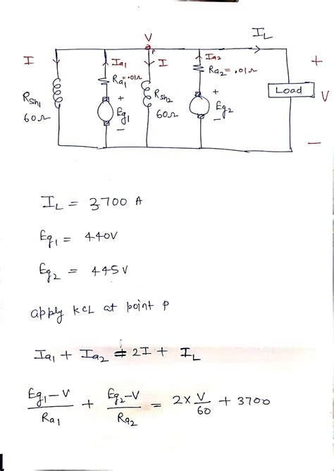 Answered Two Shunt Generators Operating In Bartleby