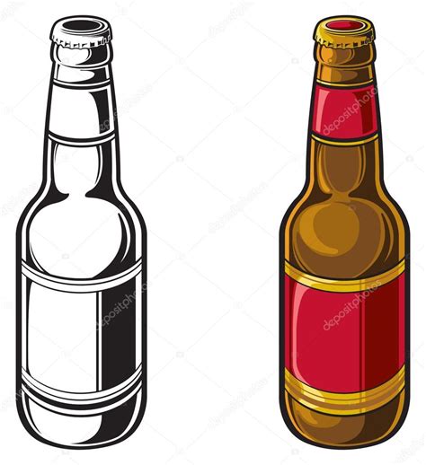 Beer Bottle — Stock Vector © Slipfloat 21519003