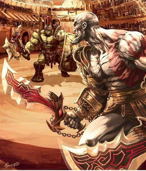 God Of War Kratos Vs Hulk