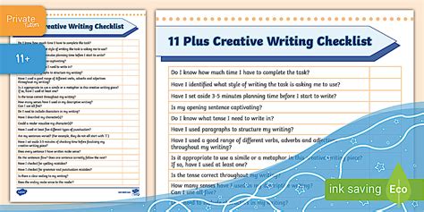 11 Creative Writing Checklist Teacher Made Twinkl 11 Creative Writing Checklist Teacher Made Twinkl