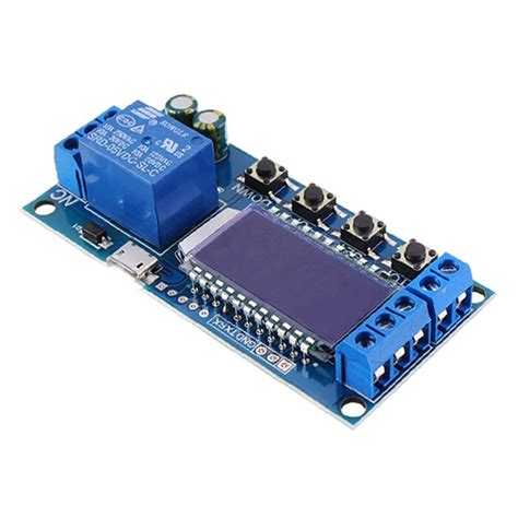 Xy Lj02 6 30v Micro Usb Digital Lcd Display Time Delay Relay Module