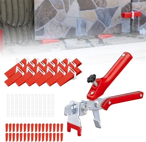 Tile Leveling System Tile Level Wedge Spacer Floor Tile Plier Lever 500pcs Tile Spacers Clips