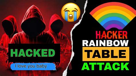 Rainbow 🌈 Table Attack Password Cracking Tools 🔥 Youtube