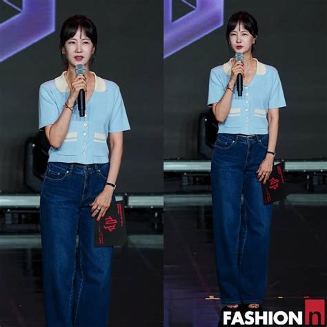 패션엔 [패션엔 포토] 박소현 감성도 패션도 걸그룹 와이드 데님의 힙한 쇼케이스룩