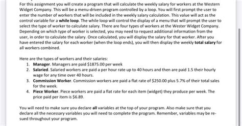 solved for this assignment you will create a program that