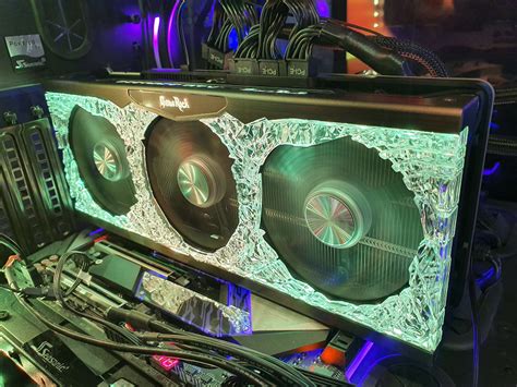 Видеокарта palit nvidia geforce rtx 3080 gamerock 10gb ned3080u19ia ...