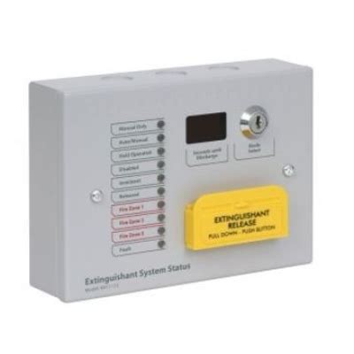 Kentec K M Sigma Si LED Extinguishant Status Unit C W Manual Release Mode Select