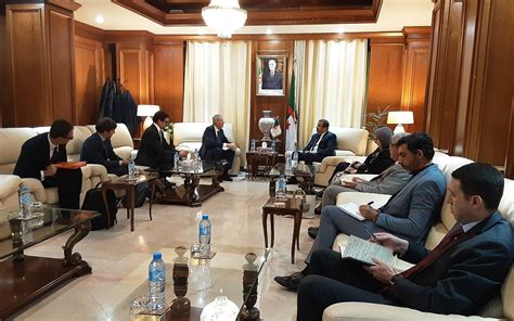 Energie Arkab s entretient avec le président du groupe italien CGI