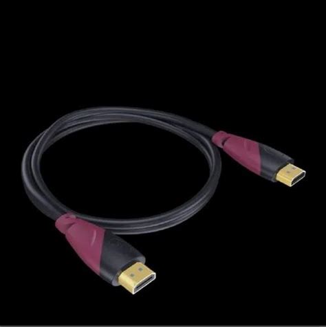 Magenta And Black Copper And Pvc Fingers Mega View Hdmi To Hdmi Cable 18
