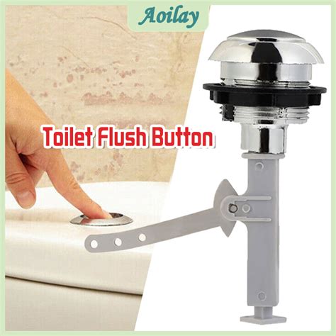 Mm Single Toilet Flush Push Button Replacement Plastic Toilet Water Tank Button Shopee