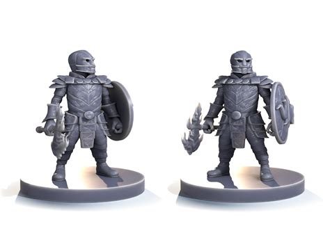 Dwarf Fighter Flaming Axe And Magma Armor Xile Empire