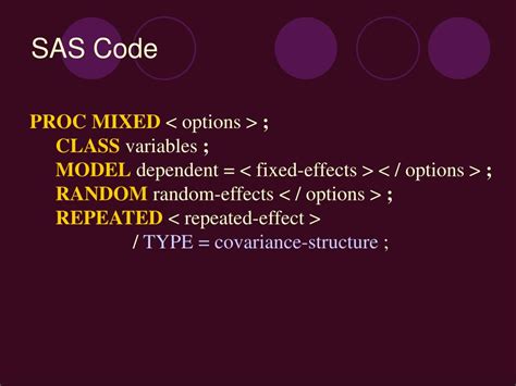 Ppt Covariance Structures In Longitudinal Analysis Powerpoint