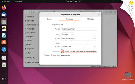 Ejecutar Un Script Desde El Escritorio O La Barra De Inicio De Ubuntu
