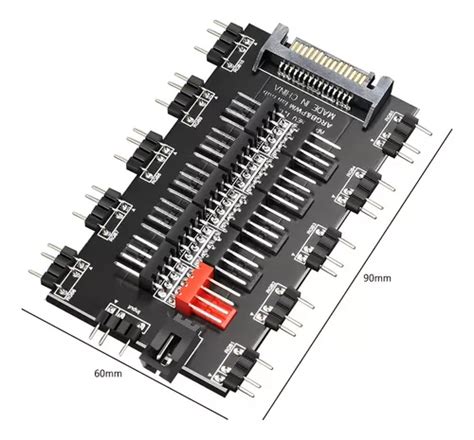 Hub Divisor Rgb Pwm De 1 A 10 Vías 5 V 3 Pines12 V 4 Pin Meses