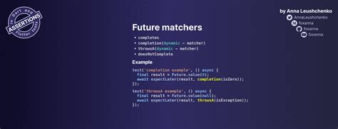 Assertions In Dart And Flutter Tests An Now For Sure Ultimate Cheat
