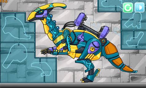 Dino Robot Lightning Parasau (Собери динозавра робота) - YouTube