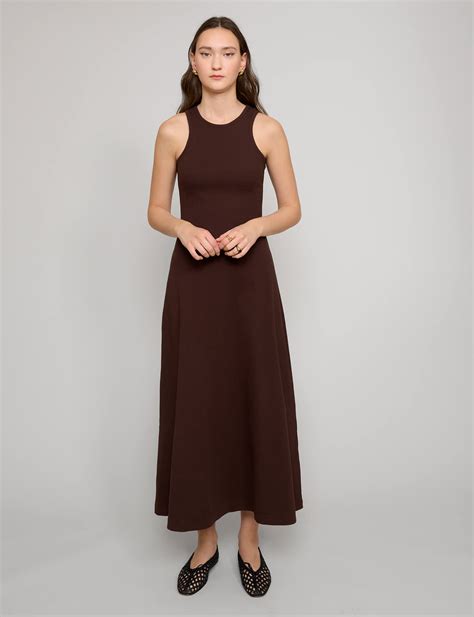 Delilah Cotton Ribbed Tank Dress