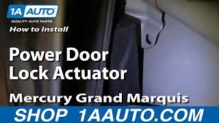 Ford Crown Victoria Door Lock Actuator A Complete Guide 1992 2011