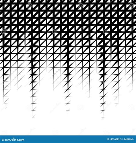 background with gradient of triangle shaped cells grid stock vector