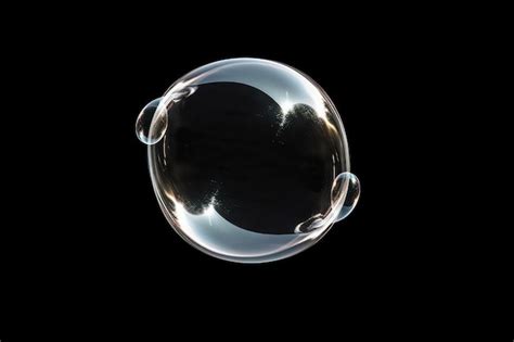 Isolated Single Bubble Effect Premium Ai Generated Image