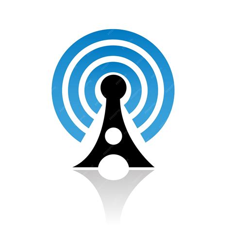 Premium Vector Wireless Network Signal Icon Vector Clipart