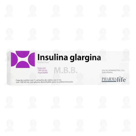 Galactus Insulina Glargina 10 Ml Inyección Frasco 44 Off