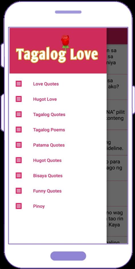Tagalog Love Quotes In Filipino Per Android Download