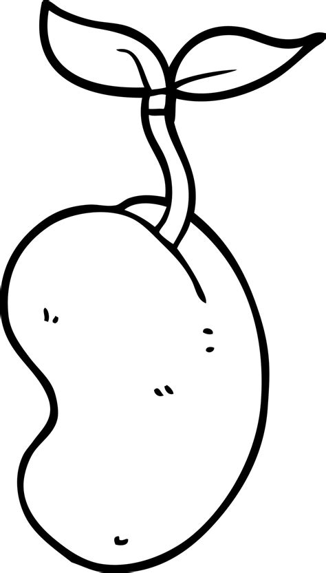 Semilla De Brotación De Dibujos Animados 12353429 Vector En Vecteezy